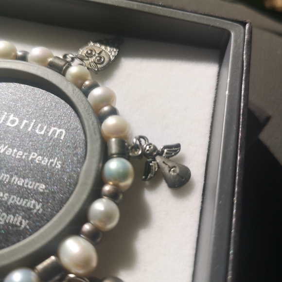 Equilibrium | Jewelry | Equilibrium Elasticated Freshwater Pearl Silver ...